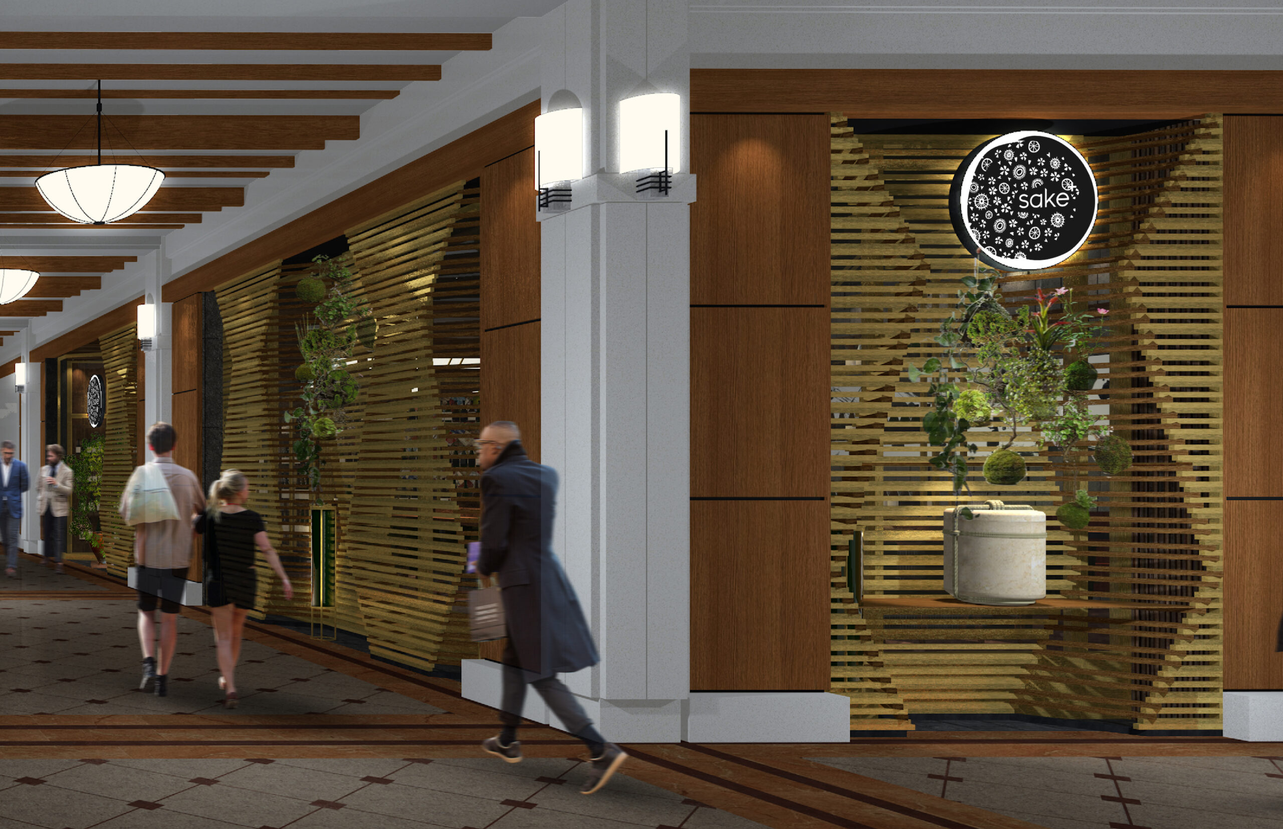 Sake+ Plaza Senayan Arcadia | 店舗の空間デザインや業態開発 MoMo.